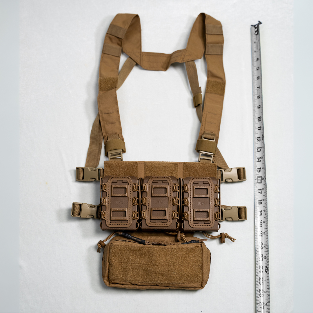 Contact Series Micro Chest Rig 3Zero, Coyote Brown, with Suspension ...